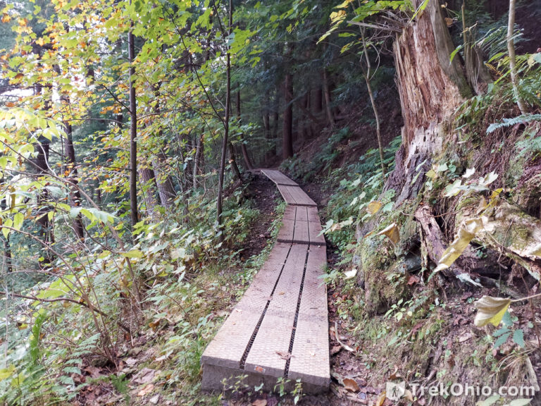 Mohican State Park: Gorge Overlook Trail and Swinging Bridge