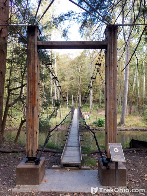 Mohican State Park: Gorge Overlook Trail and Swinging Bridge