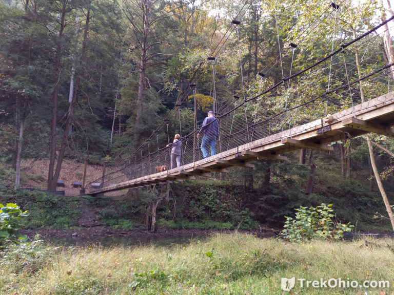 Mohican State Park: Gorge Overlook Trail and Swinging Bridge