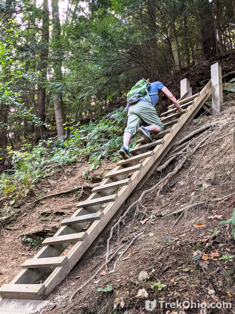 Mohican State Park: Gorge Overlook Trail and Swinging Bridge