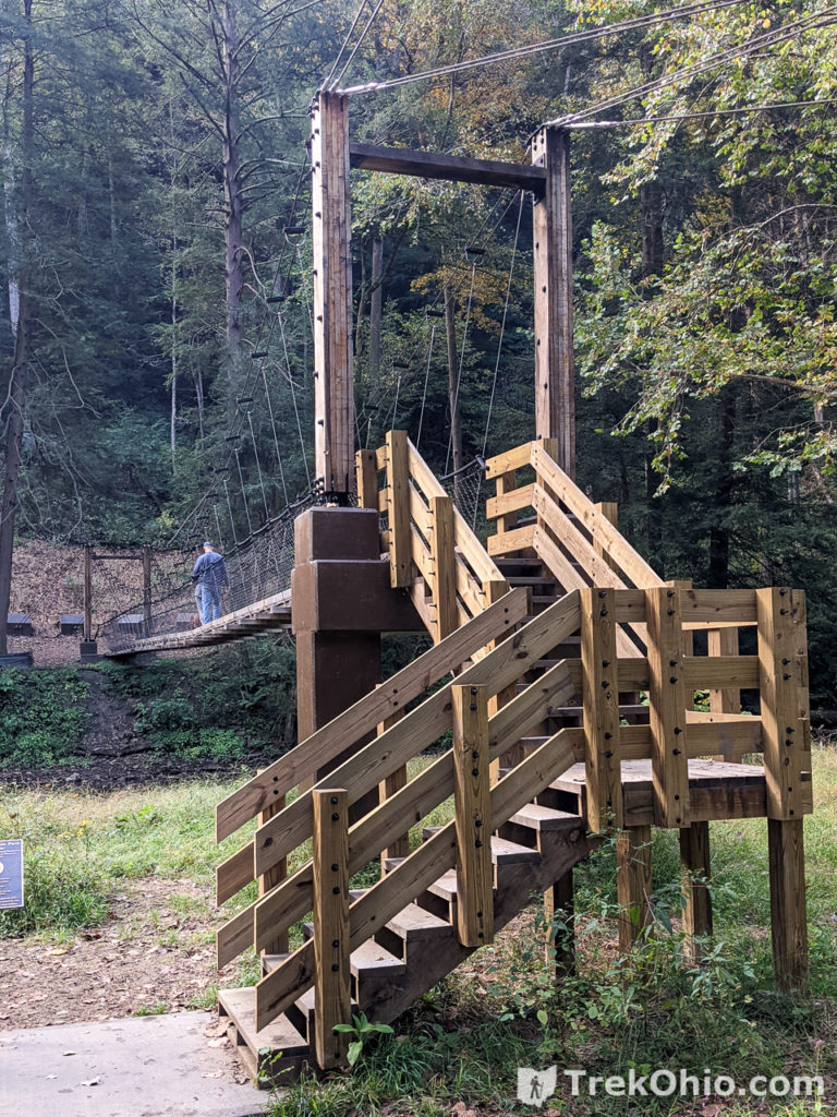 Mohican State Park: Gorge Overlook Trail and Swinging Bridge