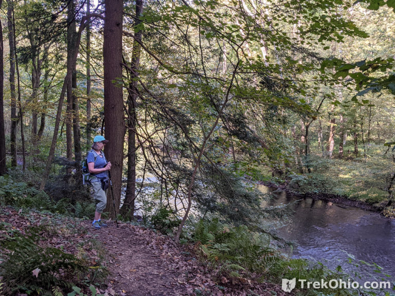 Mohican State Park: Gorge Overlook Trail and Swinging Bridge