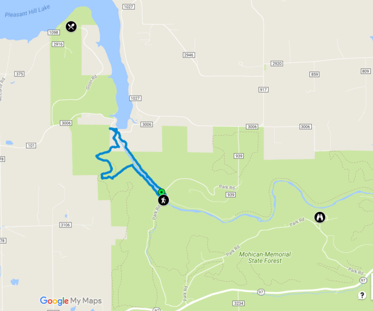 Ice Column at Mohican State Park | TrekOhio