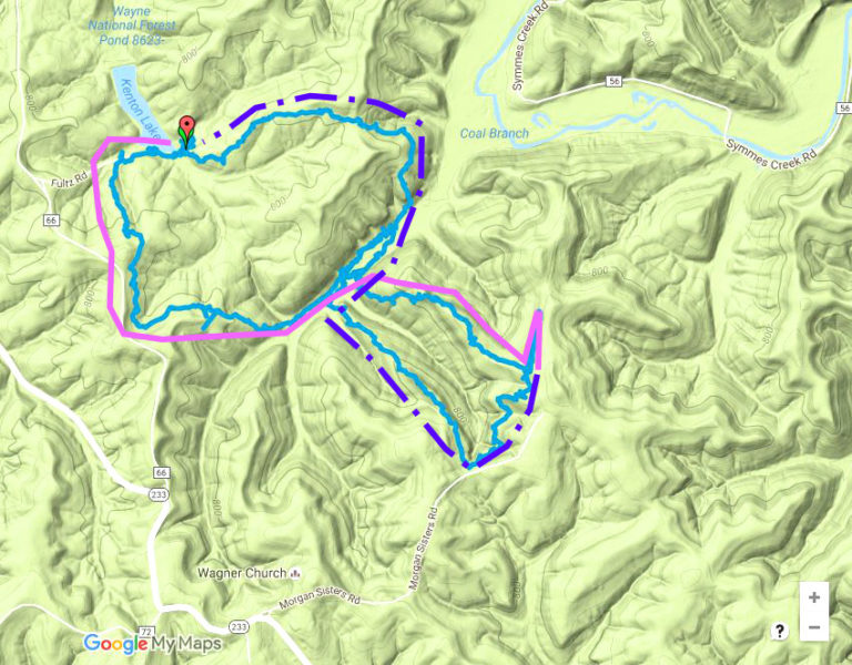 Wayne National Forest (Ironton Unit): Morgan Sisters Trail | TrekOhio